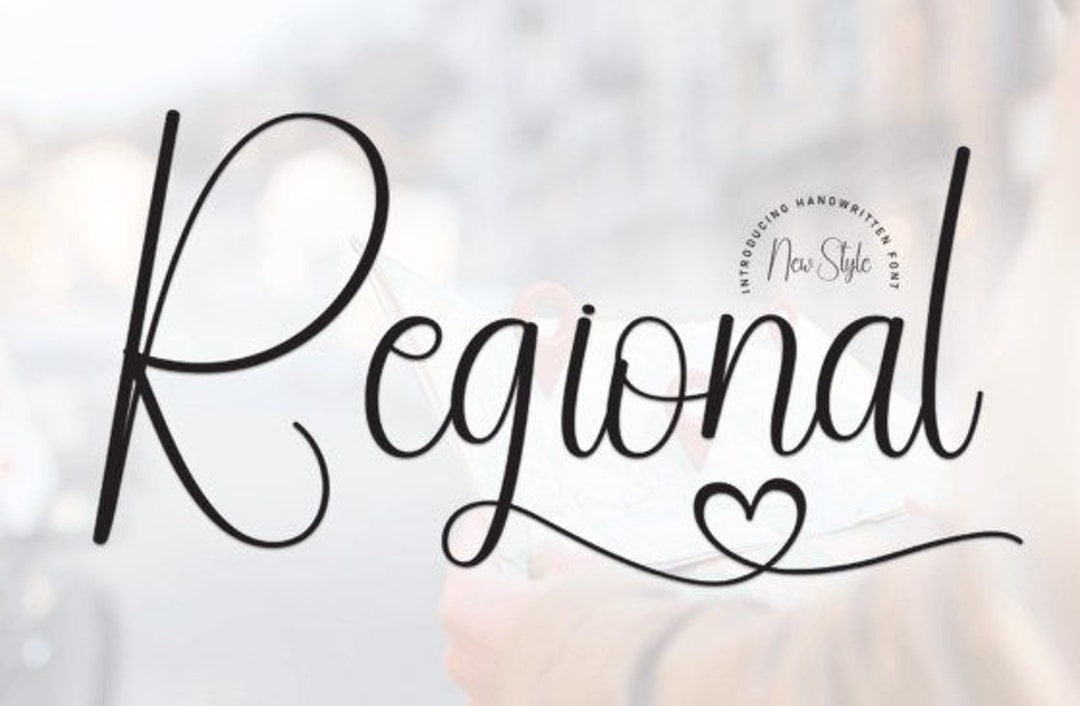 Regional Font, Signature Font, Calligraphy Fonts, Monoline Fonts ...