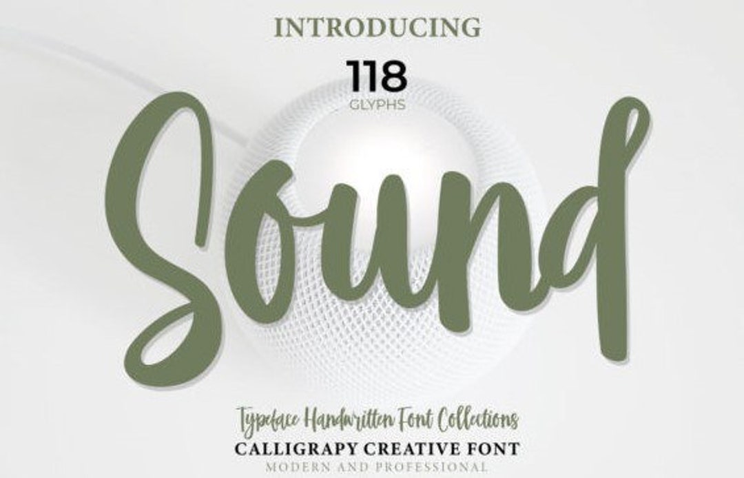 Sound Font, Bold Font, Classic Font, Script Font, Vintage Font ...