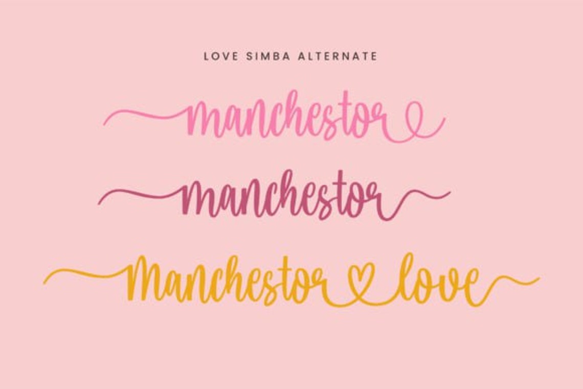 Love Simba Font, Minimalist Font, Cricut Fonts, Casual Font, Modern ...