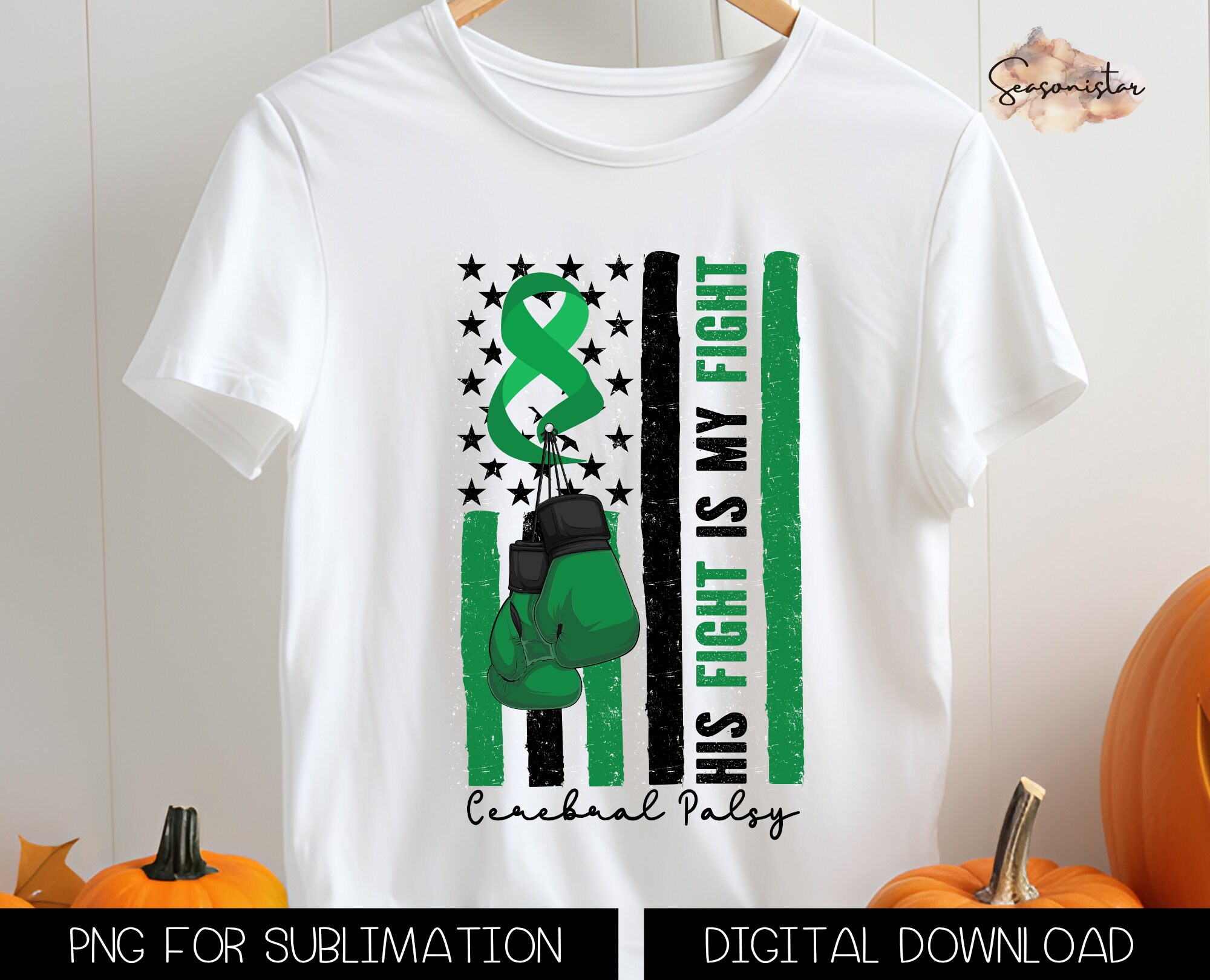 Cerebral Palsy Awareness Png, His Fight is My Fight CP Png, Cp US Flag ...