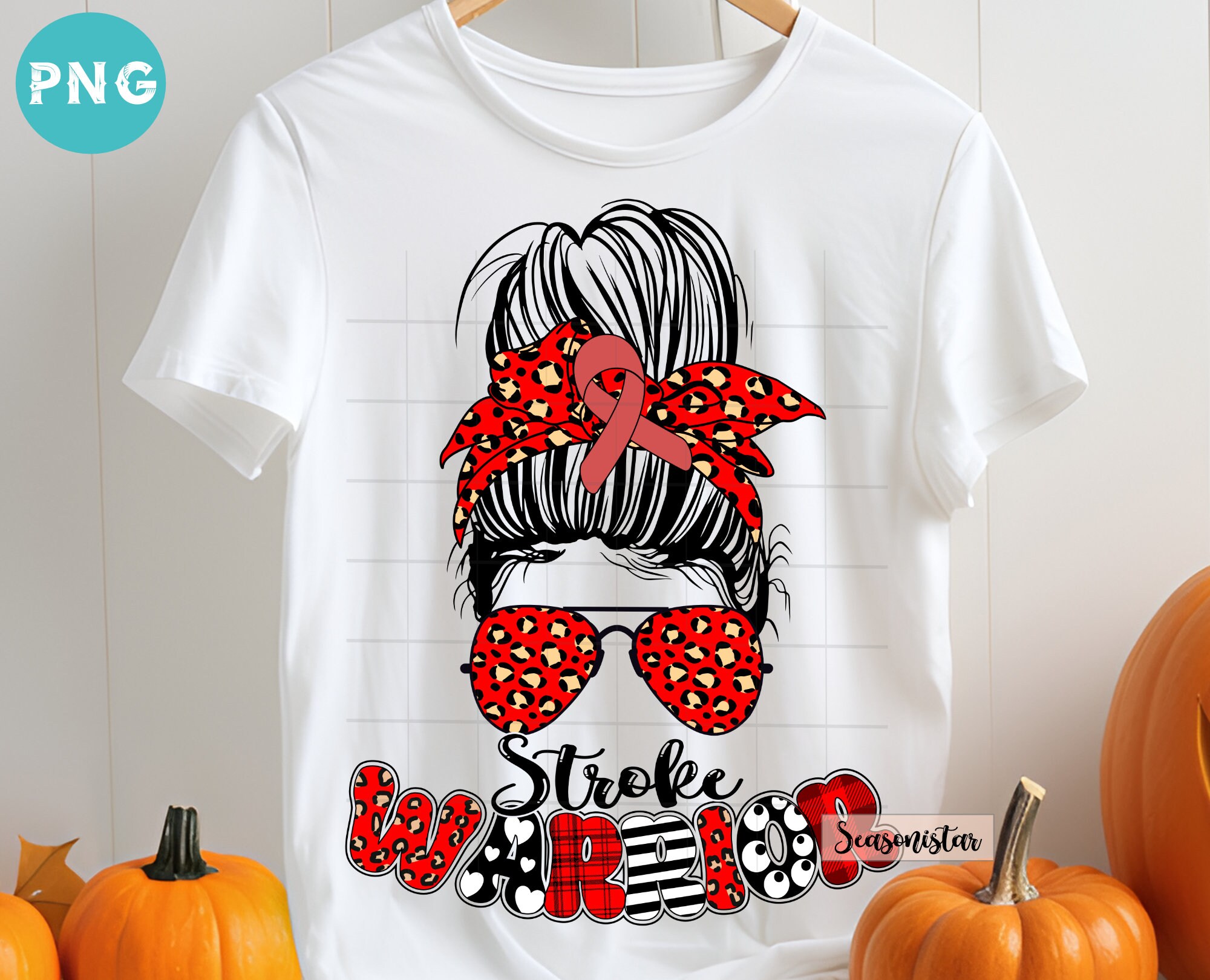 Stroke Awareness Bundle Png, Stroke Warrior Bundle Png, I Wear Red Png ...