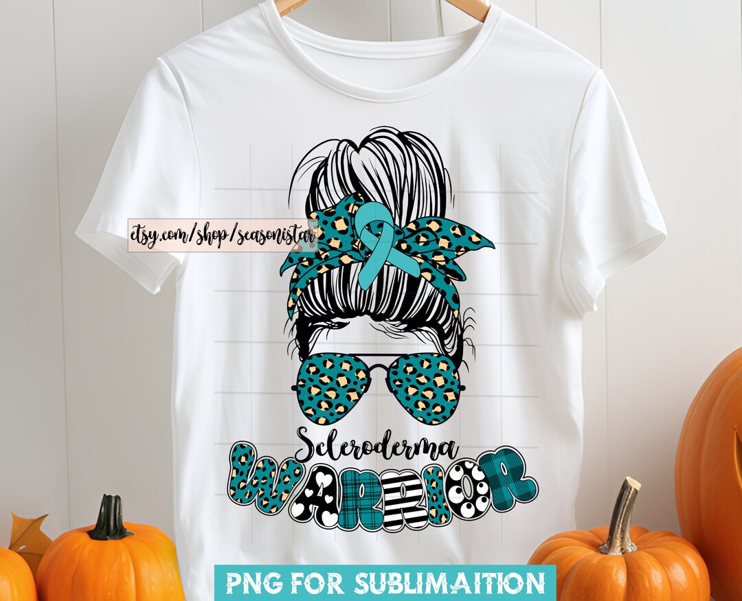 Scleroderma Awareness Png, Scleroderma Awareness Warrior Hair Bun ...