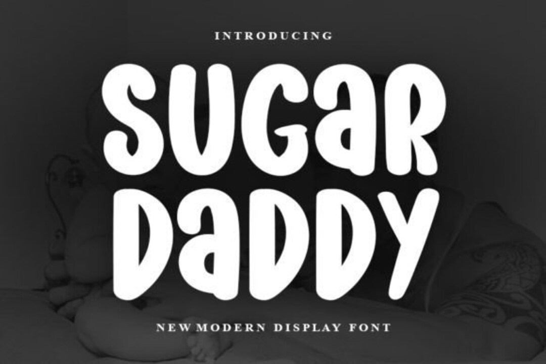 Sugar Daddy Font Groovy Font Cricut Fonts Calligraphy Font - Etsy