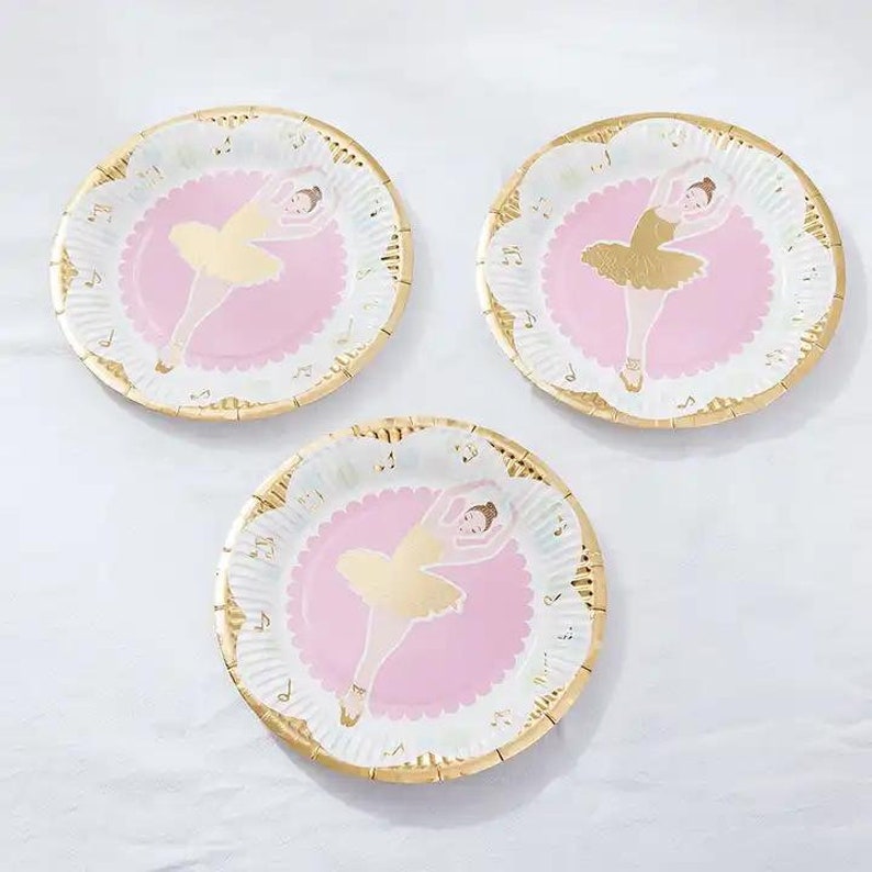 Ballerina, Dancing Girl, Birthday Party, Tea Party, Tableware - Etsy