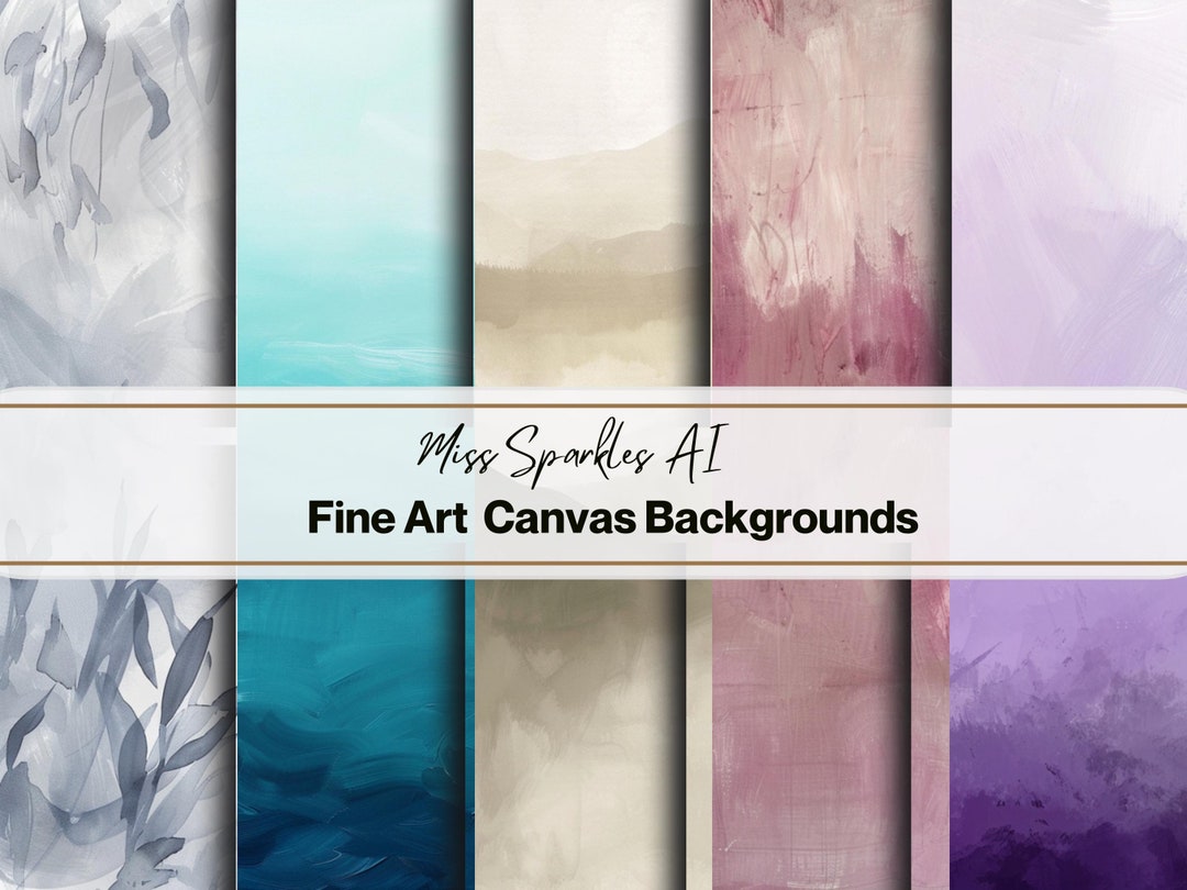 35 CANVAS BACKDROPS Digital Fine Art Hand Painted Canvas Backgrounds ...