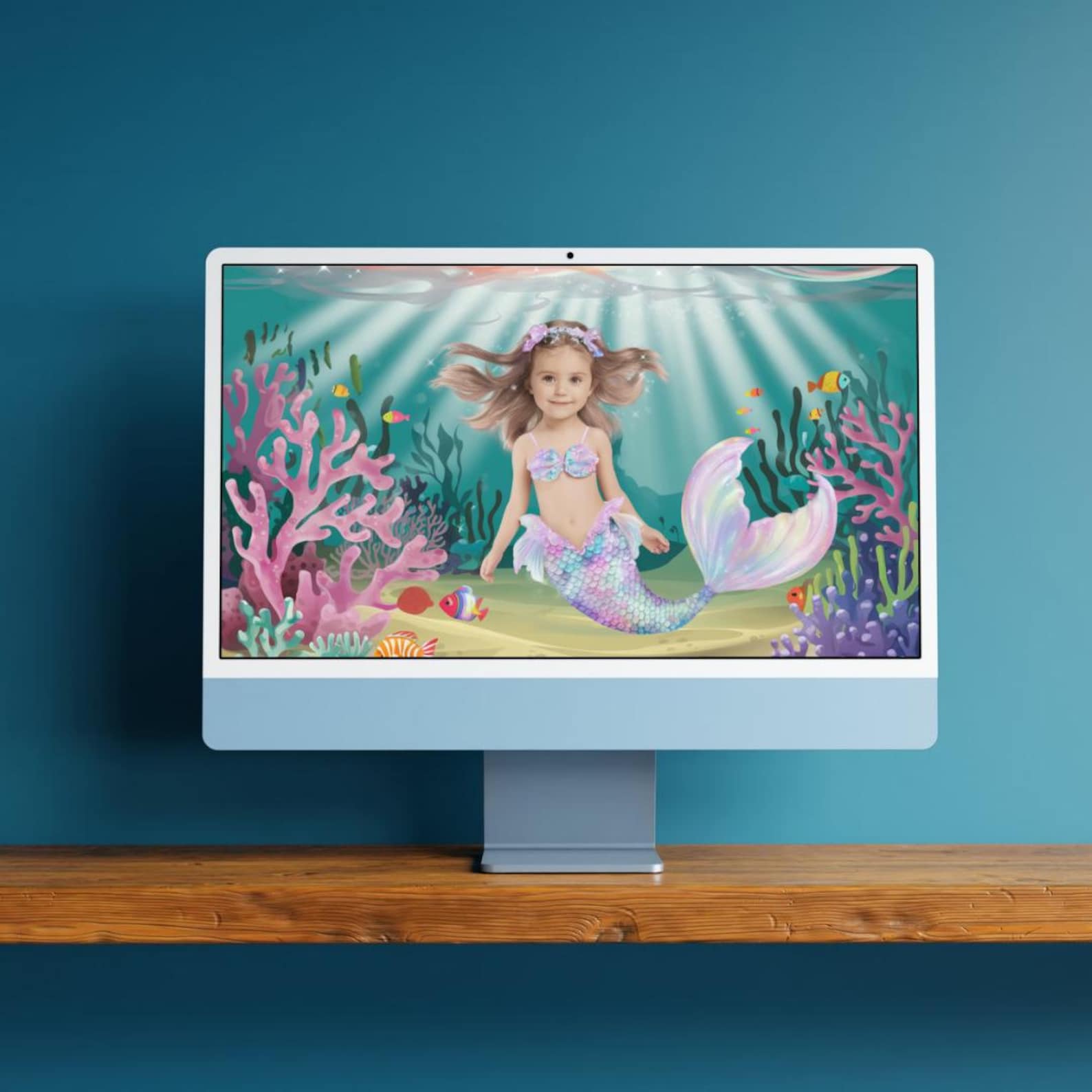 Enchanted Mermaid Face Swap – Custom Undersea Portrait| Custom ...