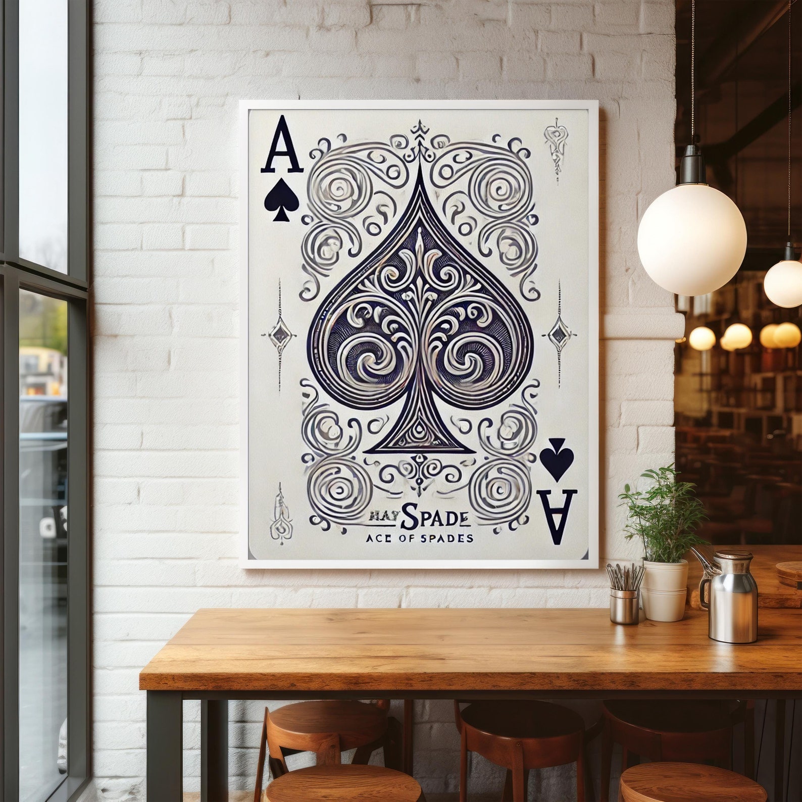 Playing Card Art Set:ace of Hearts, Spades, Diamonds, and Clubs| Aces ...