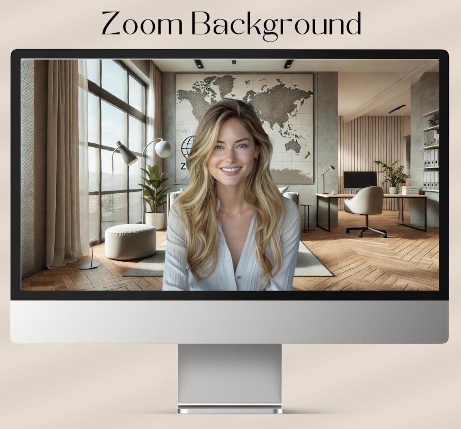 Office Zoom Background Bundle| Virtual Workspace With Professional ...