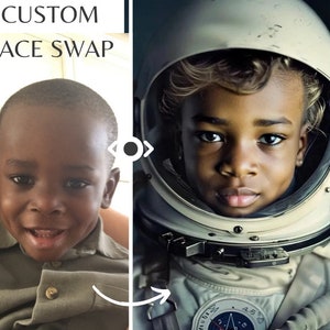 Custom Astronaut Portraits| Face Editing| Custom Pictures Gift| Space ...