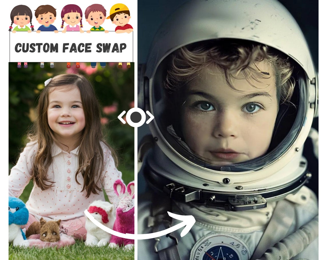 Custom Astronaut Portraits| Face Editing| Custom Pictures Gift| Space ...