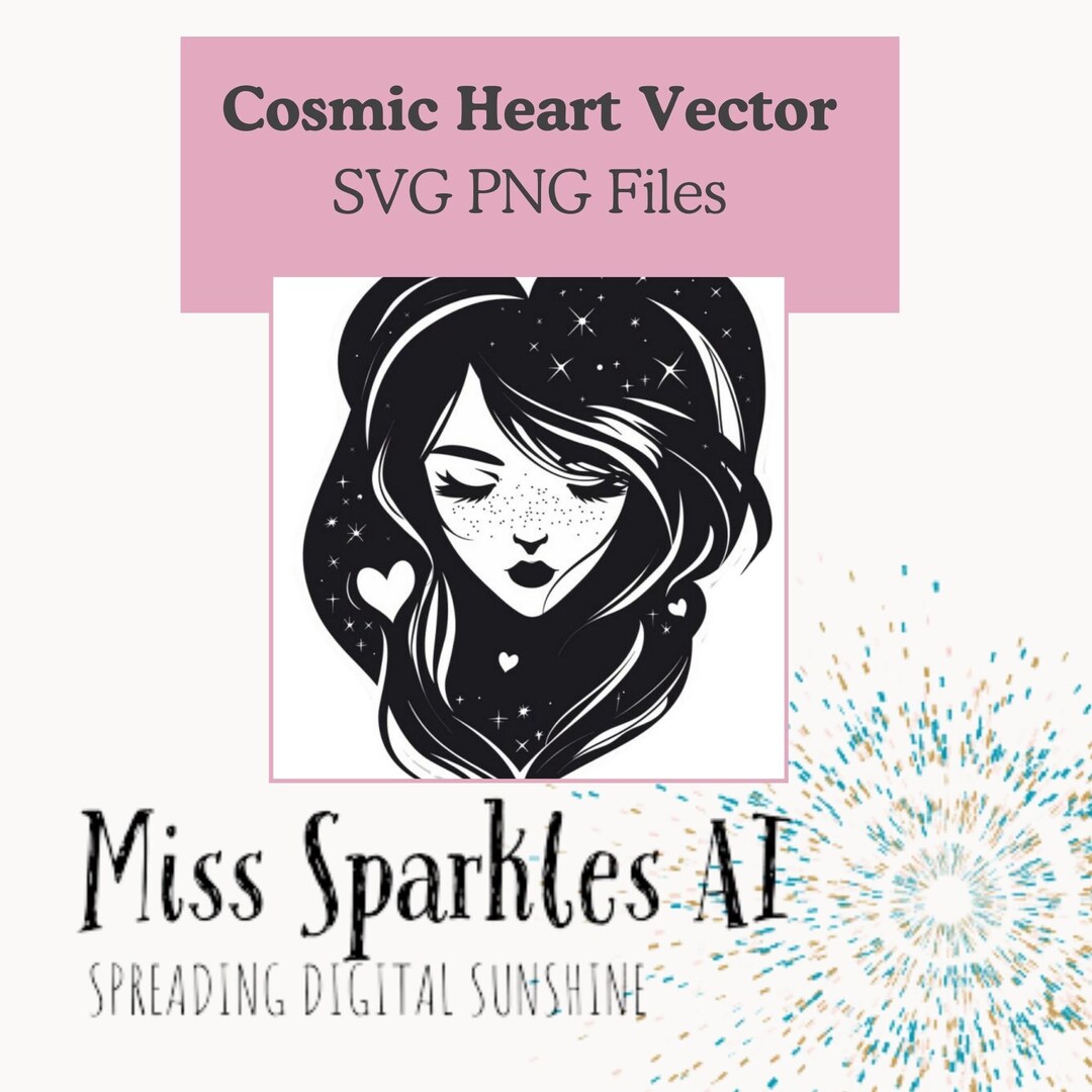 Anime Style Heart Vector Design - Digital Download | SVG | PNG| Vector ...
