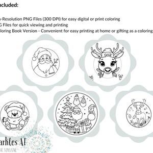 Holiday Coloring Book Bundle | for Kids & Adults |cozy Coloring ...