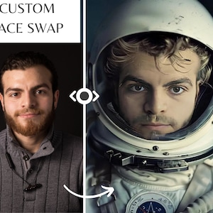 Custom Astronaut Portraits| Face Editing| Custom Pictures Gift| Space ...