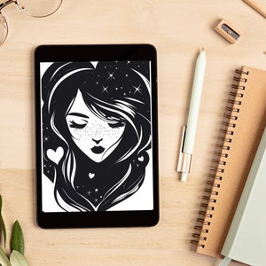 Anime Style Heart Vector Design - Digital Download | SVG | PNG| Vector ...