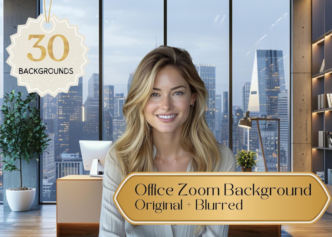 Office Zoom Background Bundle| Virtual Workspace With Professional ...