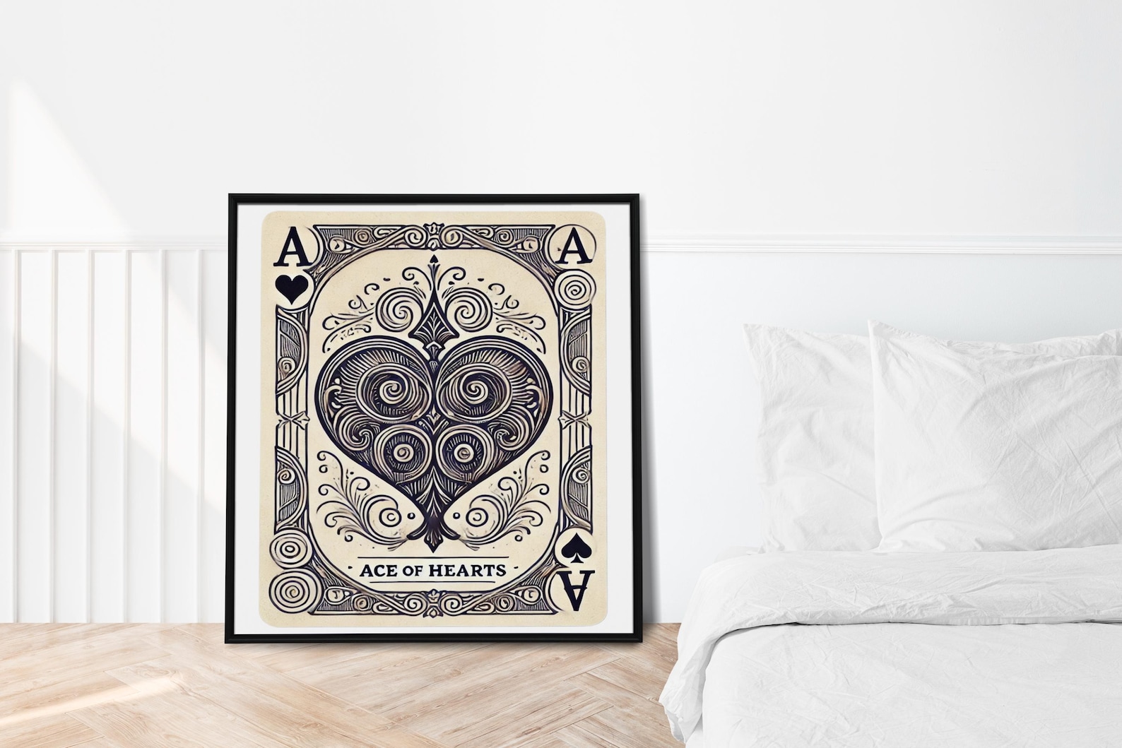 Playing Card Art Set:ace of Hearts, Spades, Diamonds, and Clubs| Aces ...
