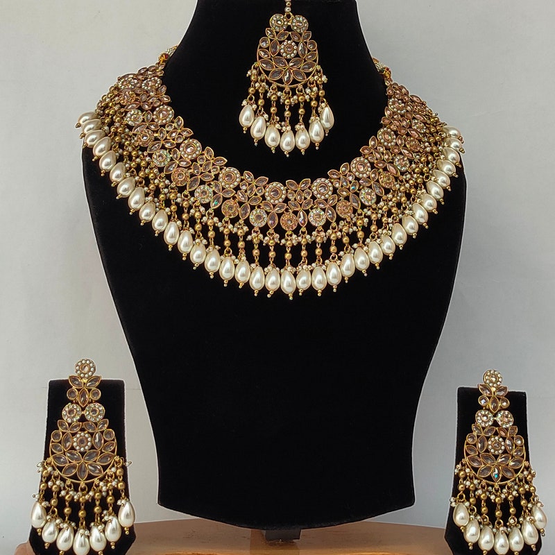 Pakistani Bridal Jewelry Set - Etsy