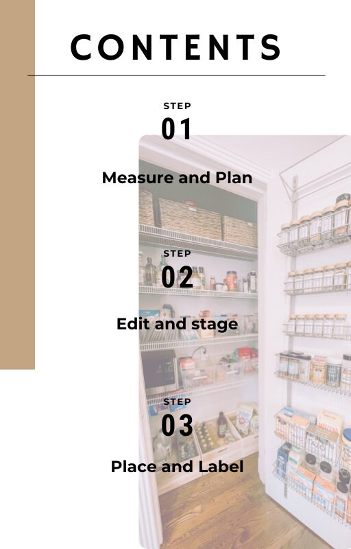 Pantry Organization: Step by Step Guide - Etsy