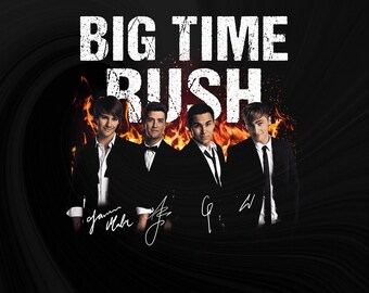 Big Time Rush Png, BTR Vintage Big Time Rush Forever Png, Digital ...