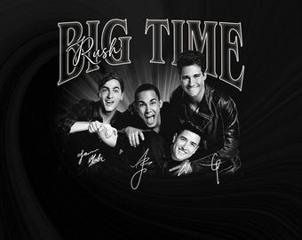 Big Time Rush Png, BTR Vintage Big Time Rush Forever Png, Digital ...