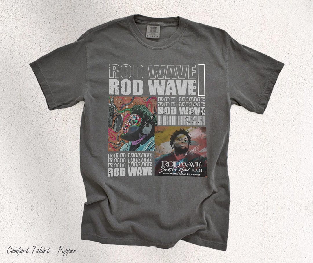 Rod Wave Shirt, Rapper Rod Wave Tour Shirt, Vintage 90s Bootleg Shirt ...