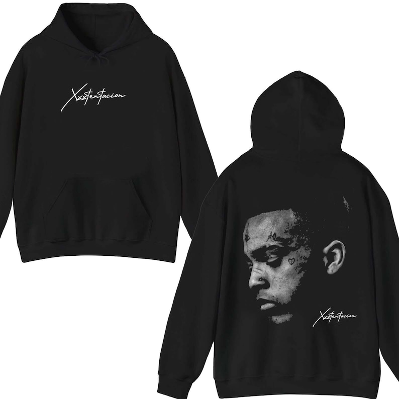 Xxxtentacion Hoodie Xxxtentacion Face, Gift for Women and Man Unisex ...