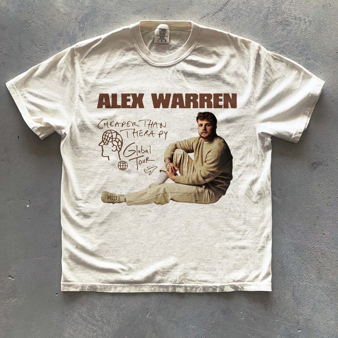 Alex Warren T Shirt, Tour Music Alex Warren Tee Alex Warren Tour Shirt ...