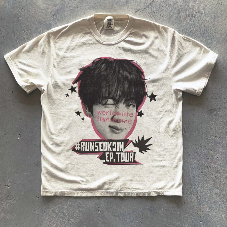 Vintage Run Seokjin Ep Tour 2025 Shirt, Jin Tour 2025 Tshirt, Jin Dont ...