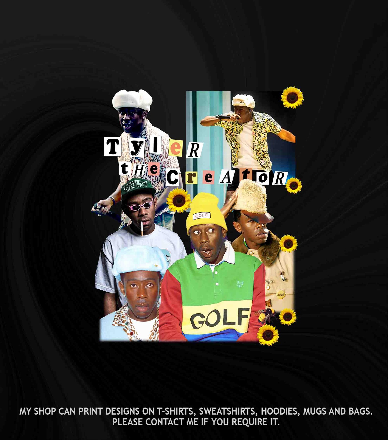 Vintage Tyler the Creator Png, Tyler the Creator Rap Singer Digital ...
