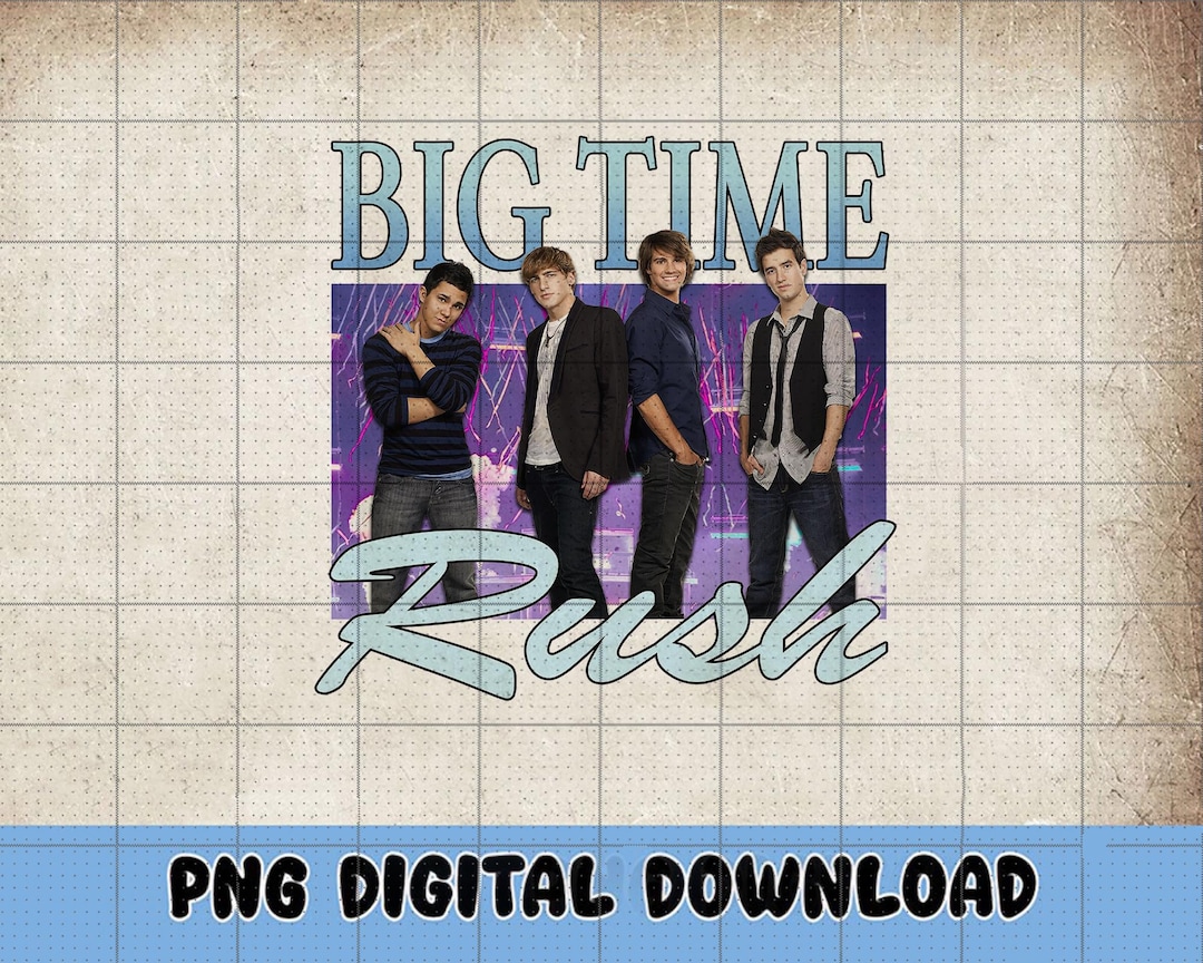 Big Time Rush Png, BTR Vintage Big Time Rush Forever Png, Digital ...