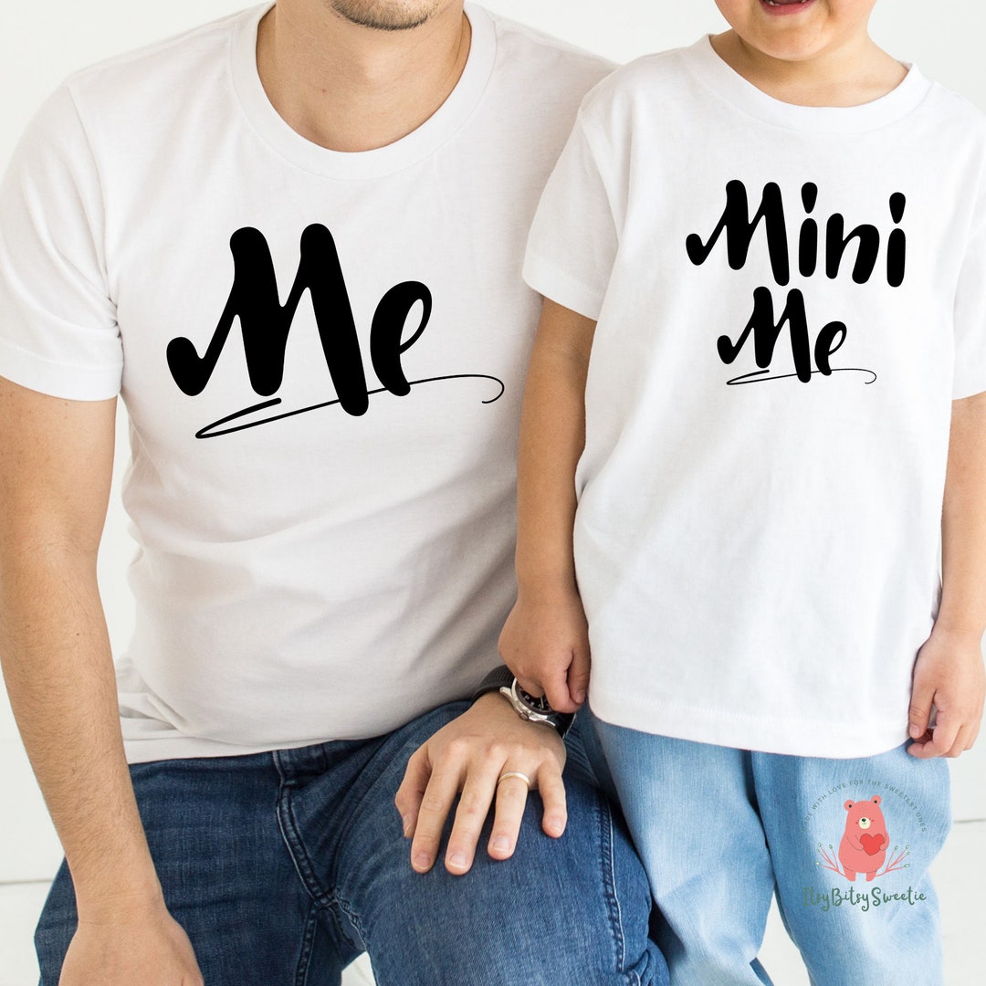 Me and Mini Me Matching T-shirt, Fathers Day Gift, Daddy and Mini ...