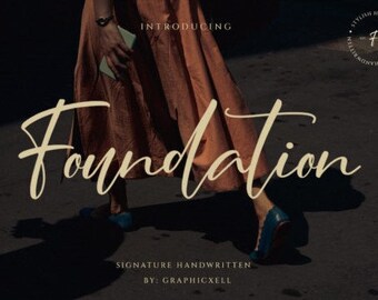 Graytine Script Font, Beautiful Font, Script Font, Vintage Font, Retro ...