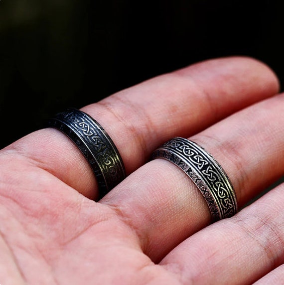 Vintage viking rings - Gem