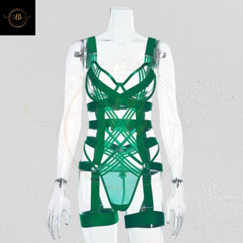 One Piece Body Suit Cosplay Lingerie Set Women Bandage Bra Dress Lingerie Bandage Lace Bodysuit
