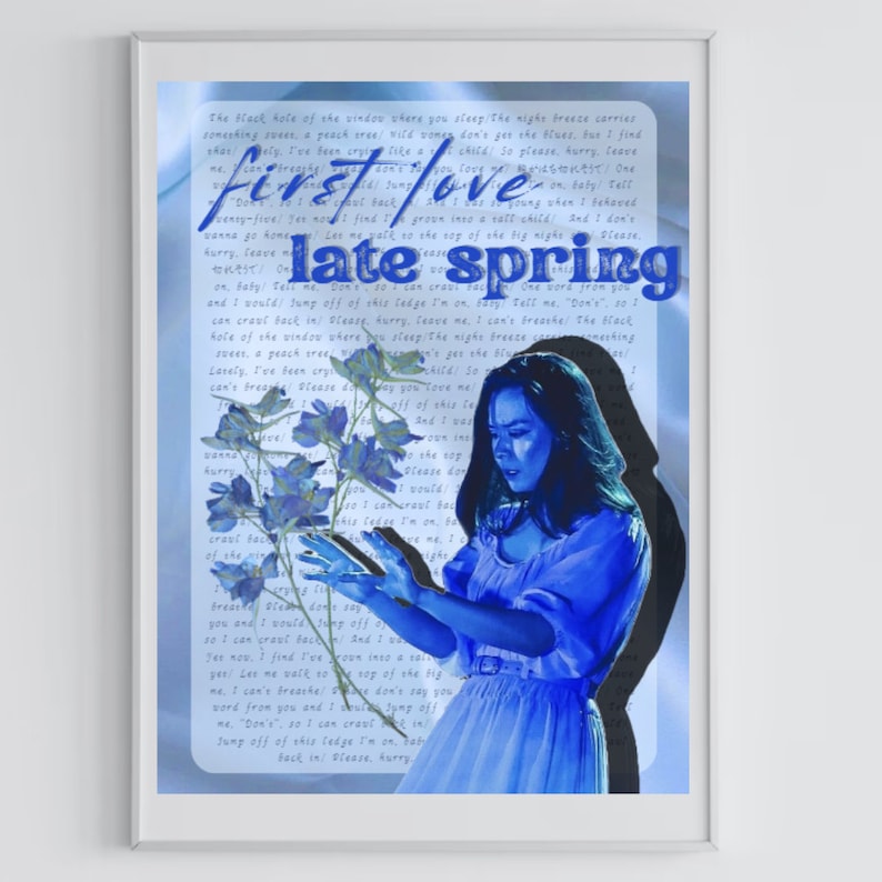 Mitksi Wall Art, Mitski Poster- First Love/late Spring Poster -digital ...