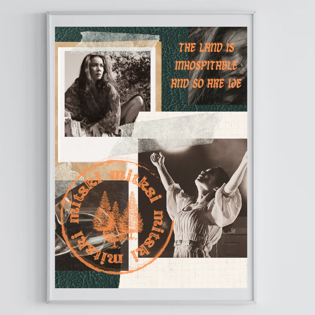Mitski Wall Art, Mitski Poster- the Land is Inhospitable Poster ...