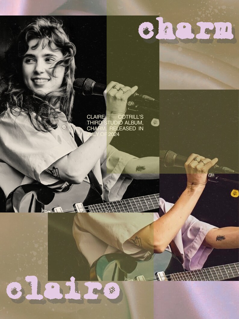 Clairo Wall Art, Clairo Poster- Charm Album Art Poster -digital ...