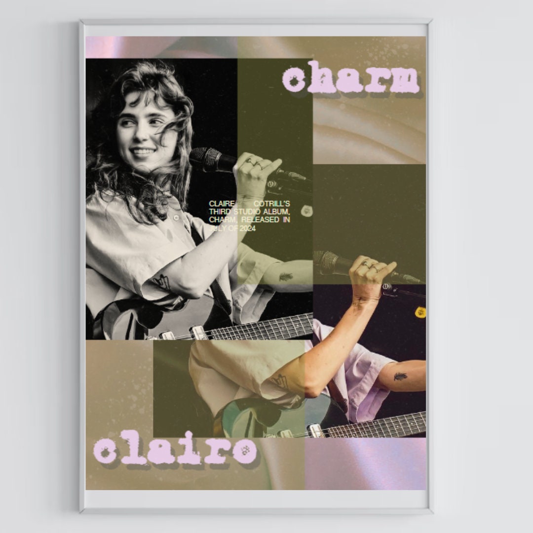 Clairo Wall Art, Clairo Poster- Charm Album Art Poster -digital ...