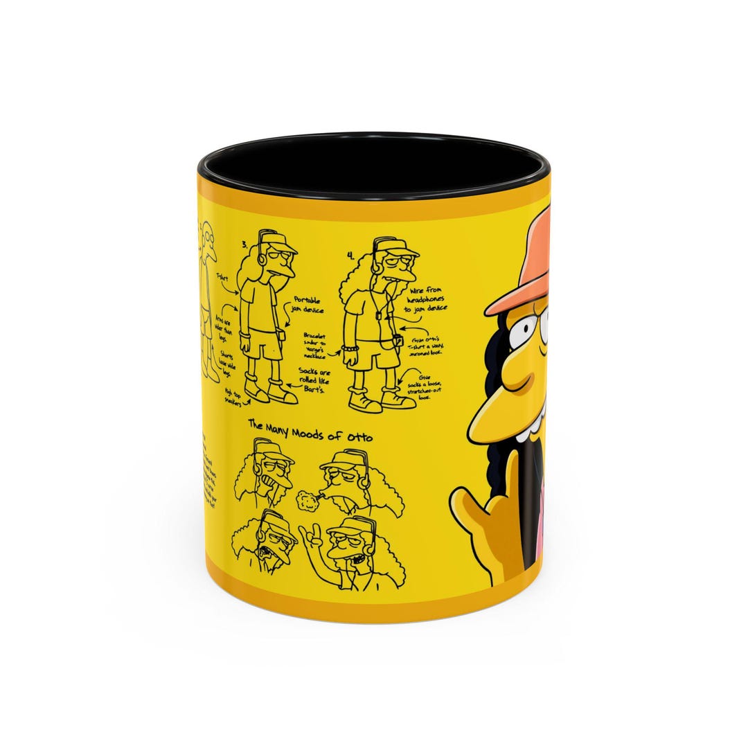 Otto the Simpsons Comedy TV Show Novelty Cute Funny Anniversary ...