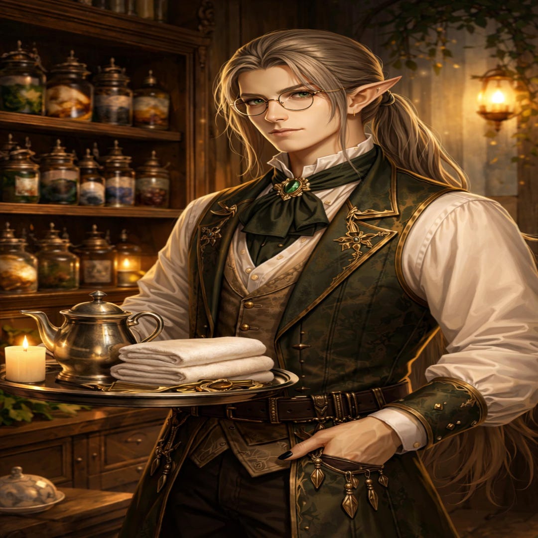 Loyal Elf Servant Spirit Companion: Devotion, Guidance & Subtle ...