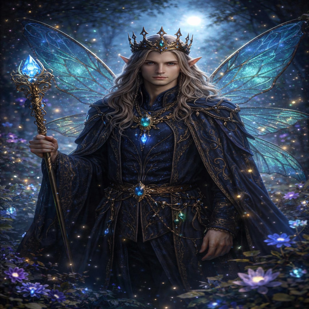 Fae King Spirit Companion: Wisdom, Guidance & Mystical Authority - Etsy