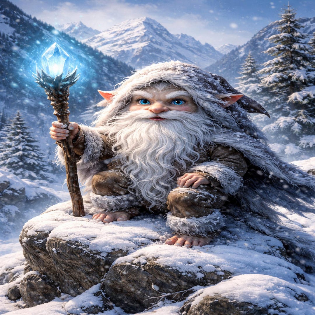 Snow Mountain Barbegazi Spirit Companion: Wisdom, Protection & Enduring ...