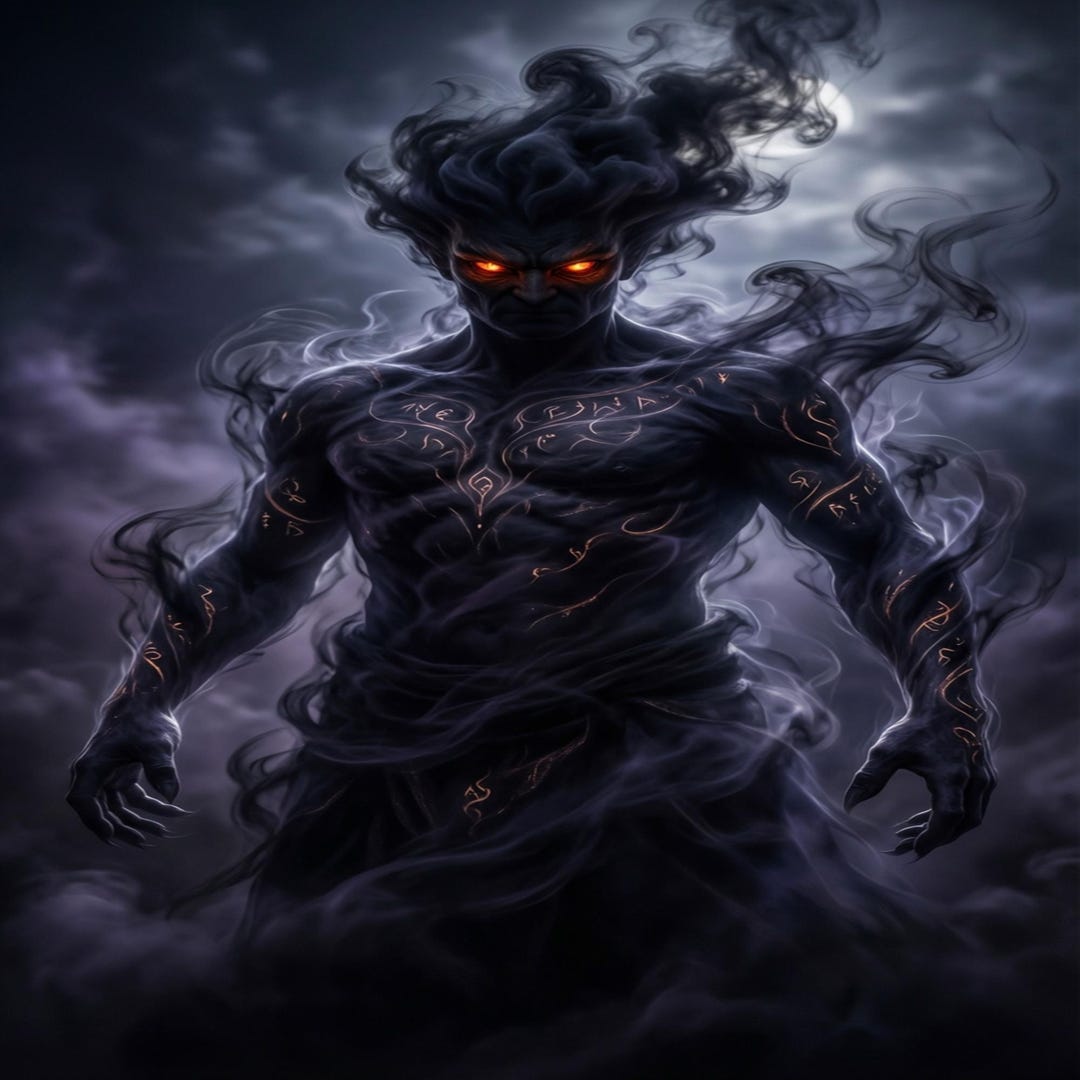 Shadow Djinn Spirit Companion: Power, Protection & Dark Guidance - Etsy