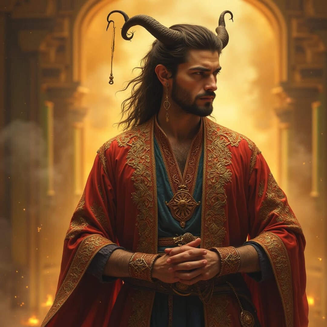 Ifrit Djinn Spirit Companion: Fiery Power, Protection & Mystical ...