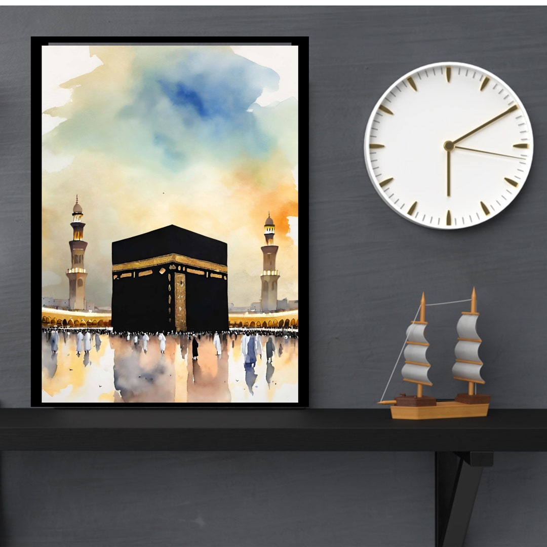 Mecca Art | Kaaba Architecture | Al Haram Mosque | Kaaba Masjed | Saudi ...