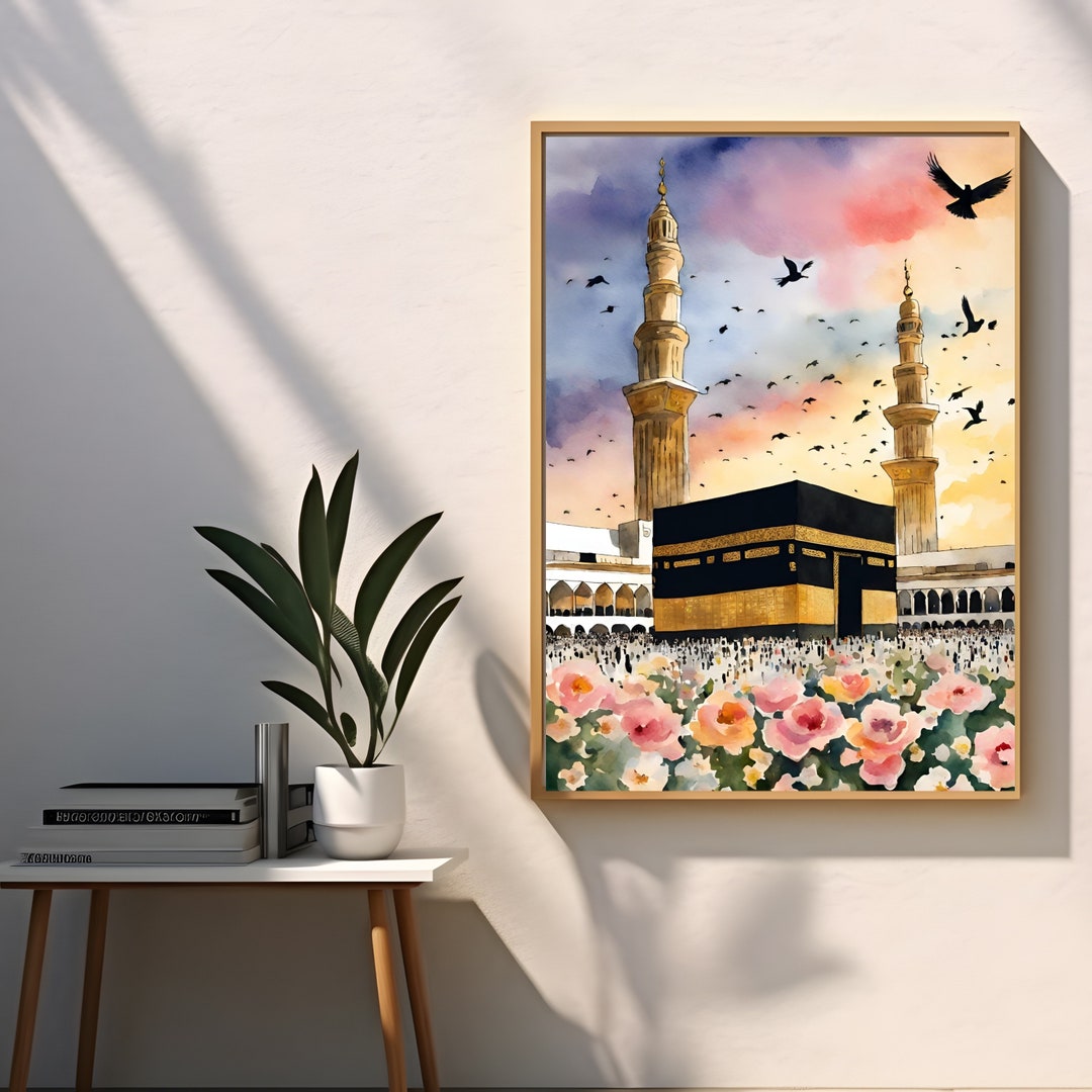 Mecca Art | Kaaba Architecture | Al Haram Mosque | Kaaba Masjed | Saudi ...