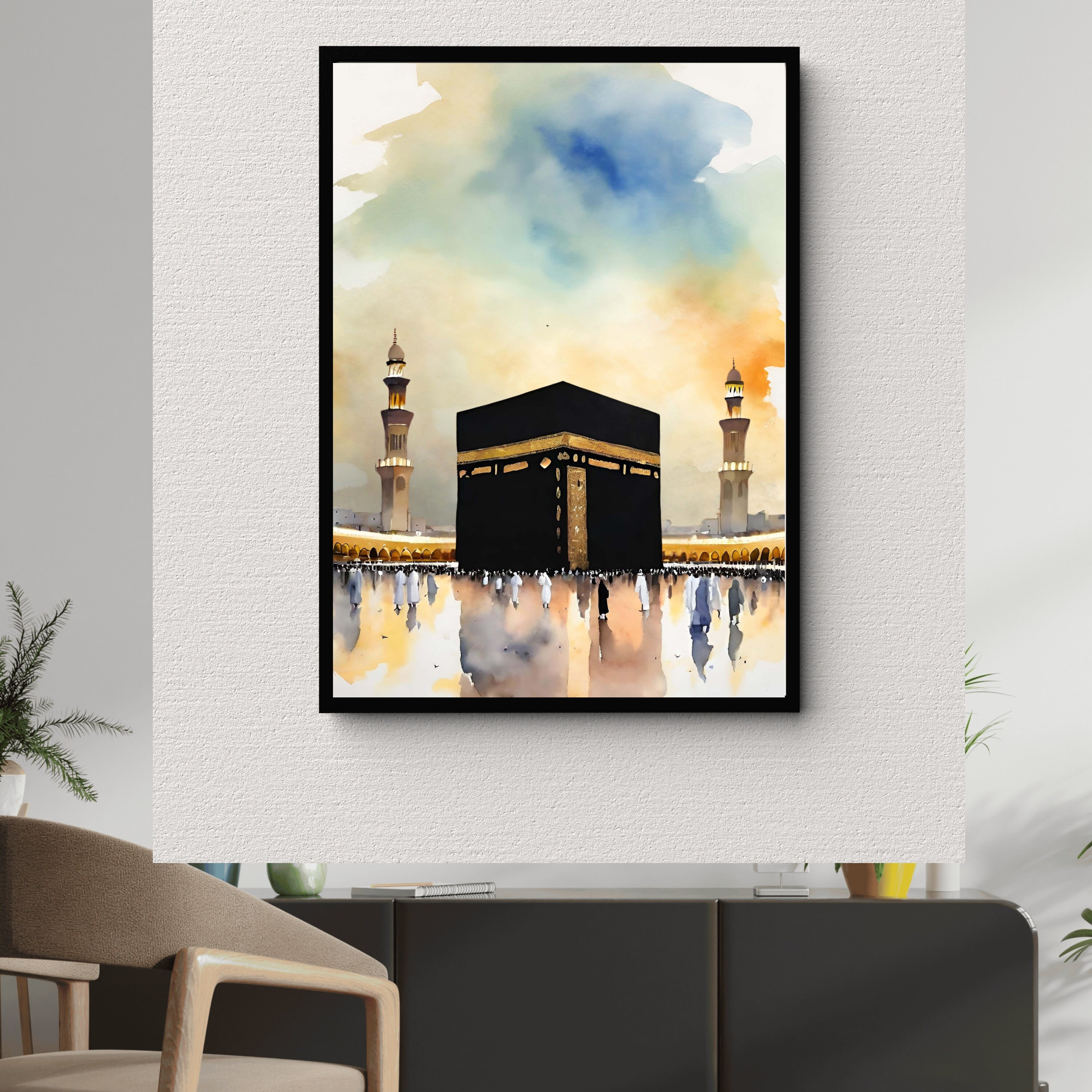 Mecca Al Haram Mosque (digital Download) Kaaba Digital Art Print ...