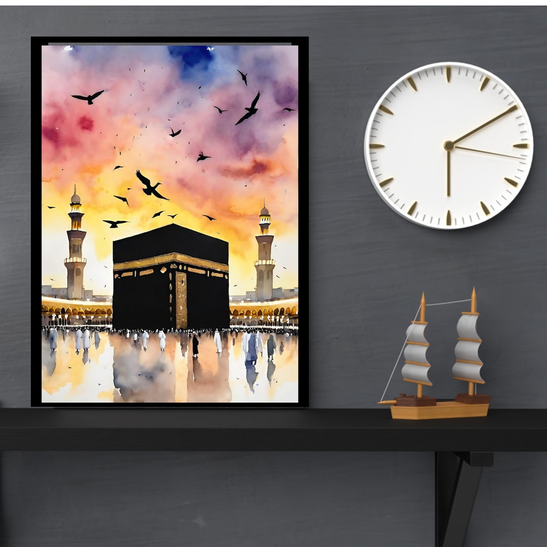 Mecca Art | Kaaba Architecture | Al Haram Mosque | Kaaba Masjed | Saudi ...