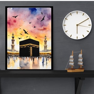 Mecca Art | Kaaba Architecture | Al Haram Mosque | Kaaba Masjed | Saudi ...