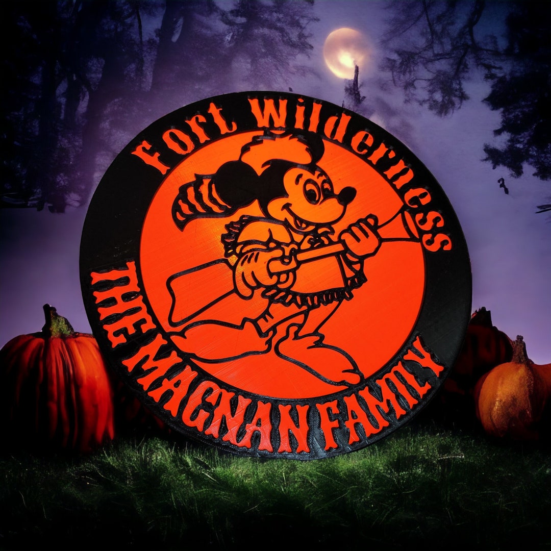 Custom Fort Wilderness Family Sign, Wall Art, Window Art - Etsy